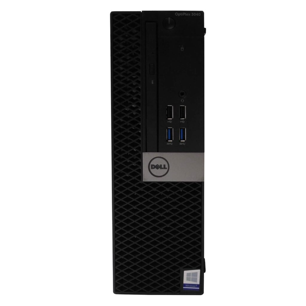 (Renewed) Dell OptiPlex 3040 SFF, Intel Core i3 6th Generation, 8GB ...